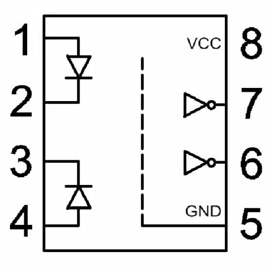 CD650 High Gain Photon Optocoupler | ISOCOM Limited